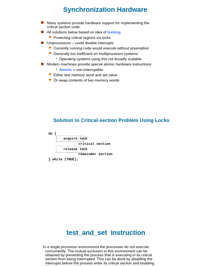 15 Synchronization Hardware 21082024 115748am 24042025 092355am | PDF ...