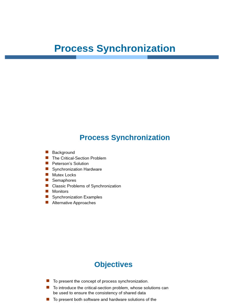 14 Process Synchronization 30082023 115413am 17082024 022931pm 22042025 ...