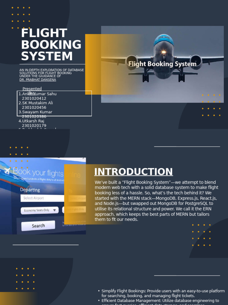 Flight Booking System | PDF | Databases | Postgre Sql