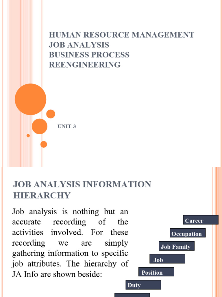 Job Analysis Business Process Reengineering | PDF | Business Process ...