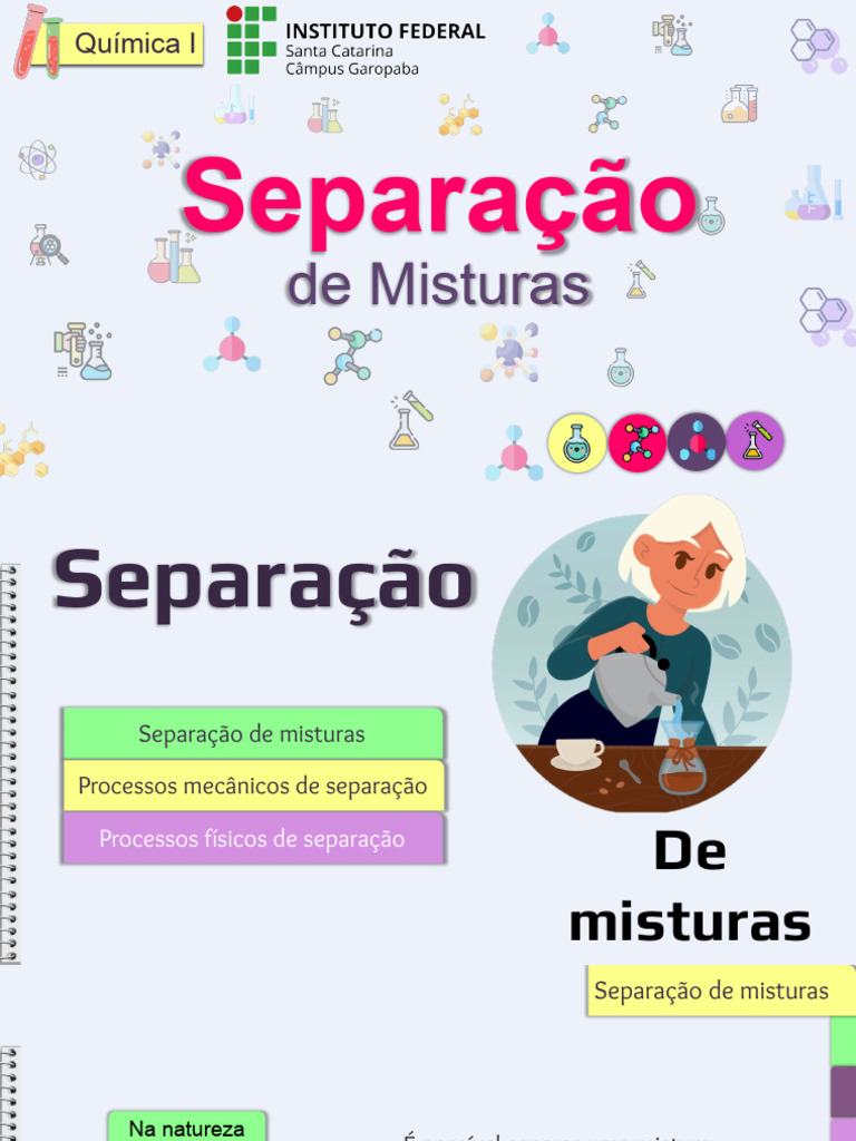 Separação de Misturas.pptx (1) | PDF | Mistura | Química
