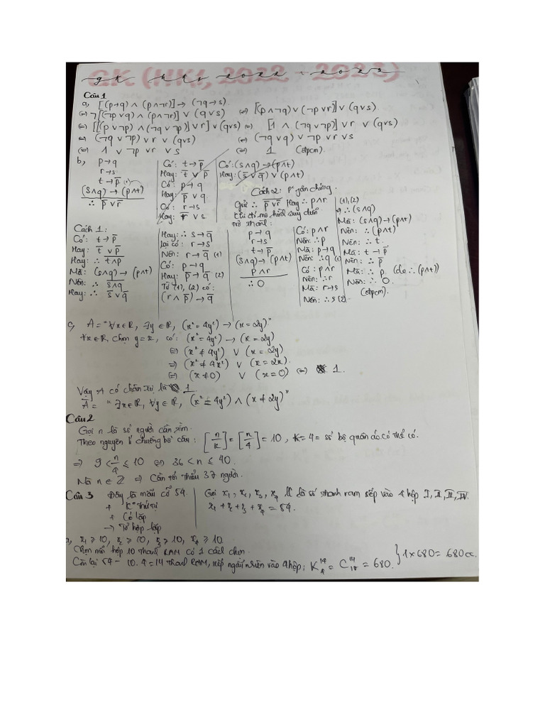 Gi A K 1 2022 2023 | PDF