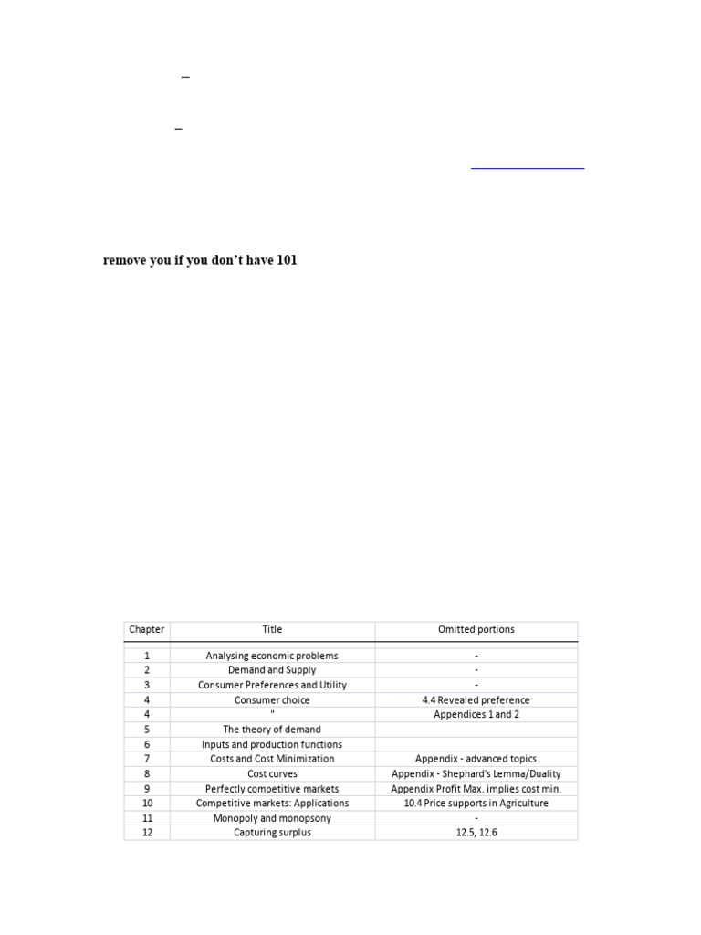 2015 Winter Econ 281 Lecture b3 | PDF | Economies | Microeconomics