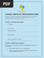 Prefect Application Letter | PDF