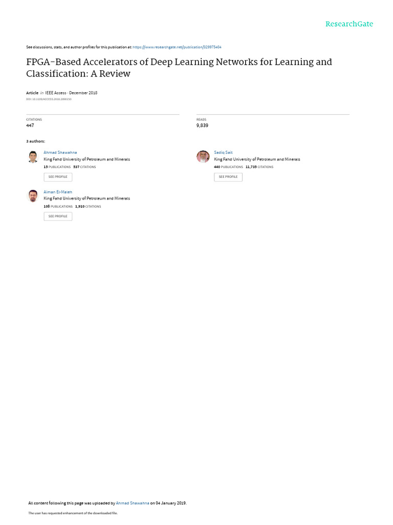 FPGA-Based_Accelerators_of_Deep_Learning_Networks_ | PDF | Field Programmable Gate Array | Deep ...
