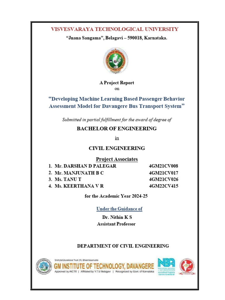 Project Report-7 - Merged | PDF | Logistic Regression | Transport