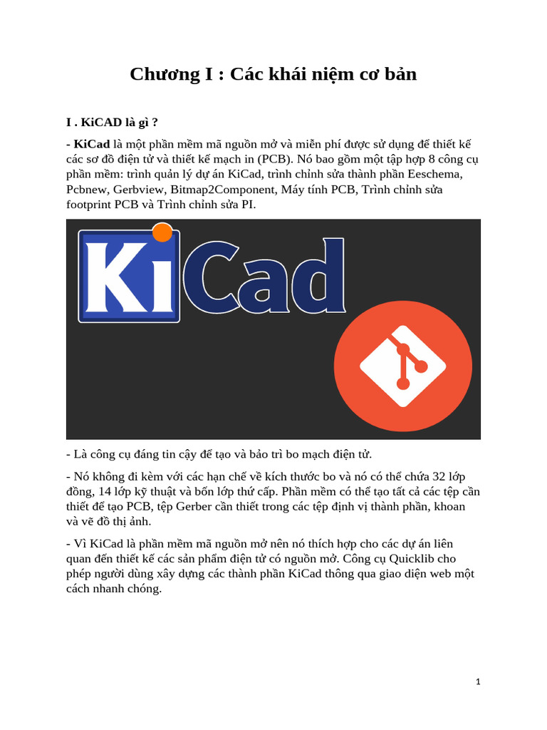 giới thiệu kiCAD | PDF
