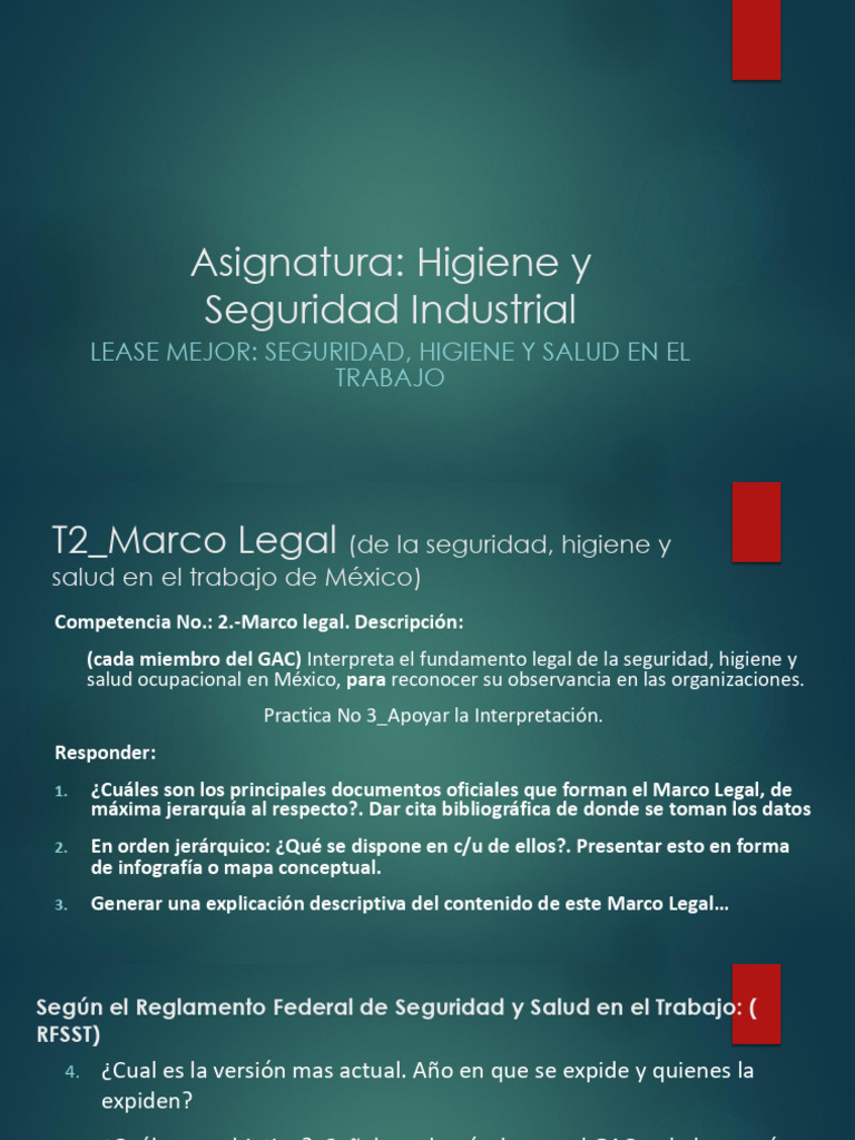Hsi Practica 3 Marco Legal | PDF