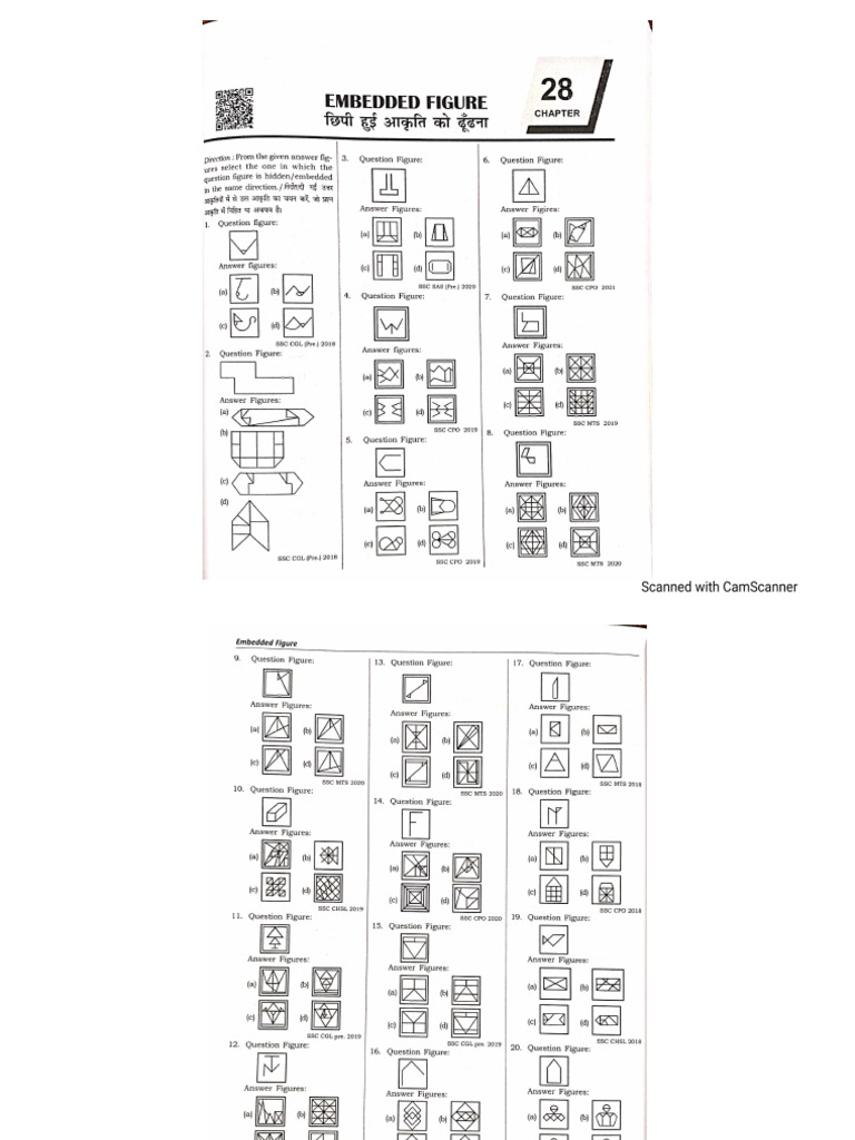 Embedded Figure (All PYQ) | PDF