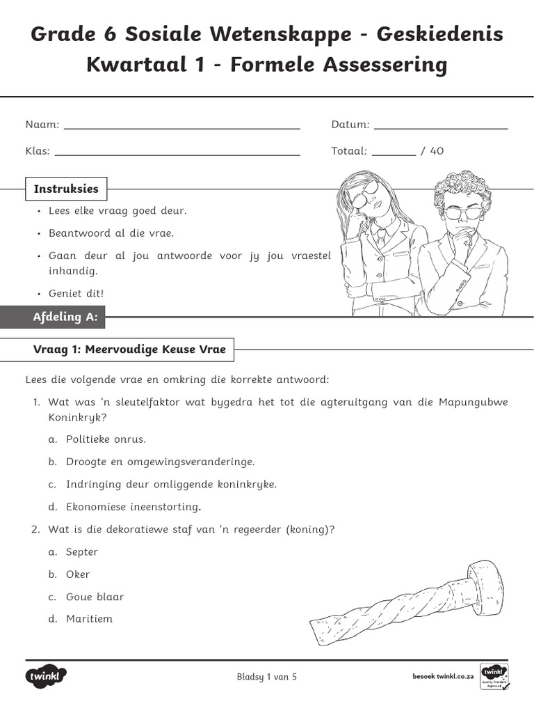 Za Ss 1739266518 Graad 6 Sosiale Wetenskappe Geskiedenis Kwartaal 1 ...