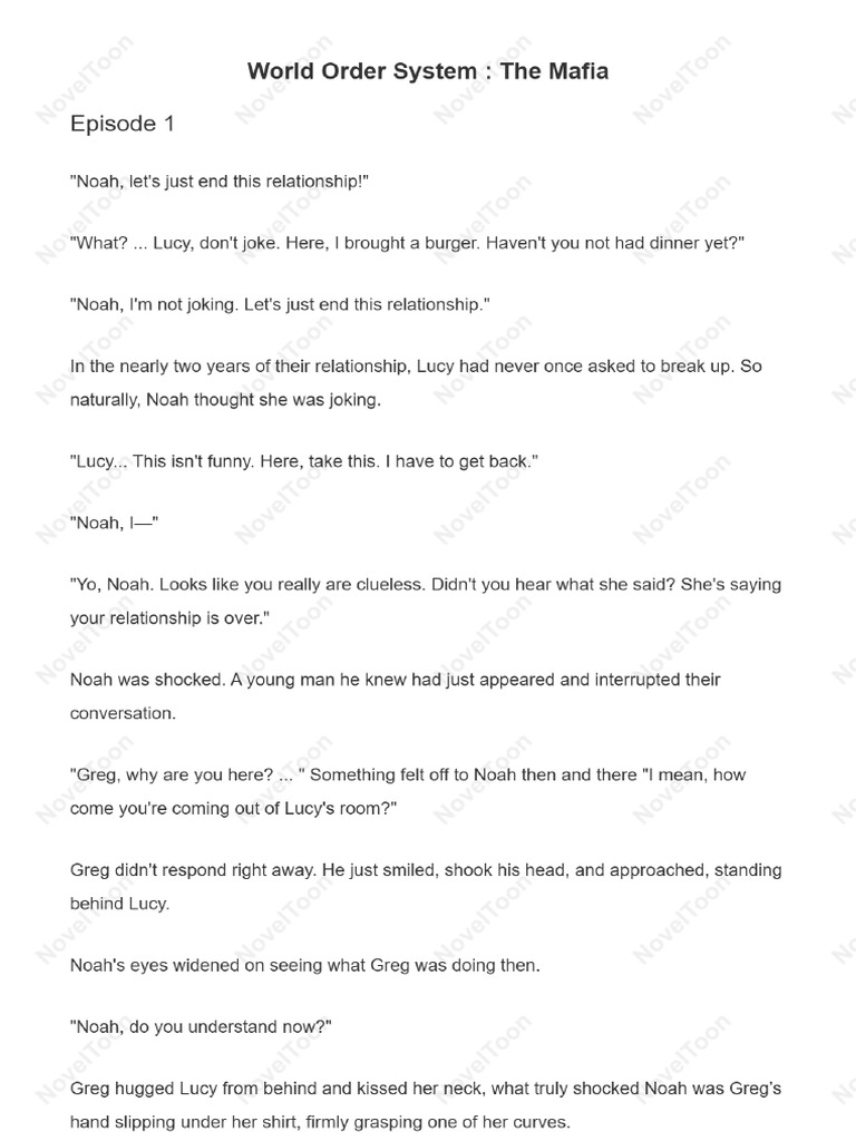 World Order System - The Mafia | PDF