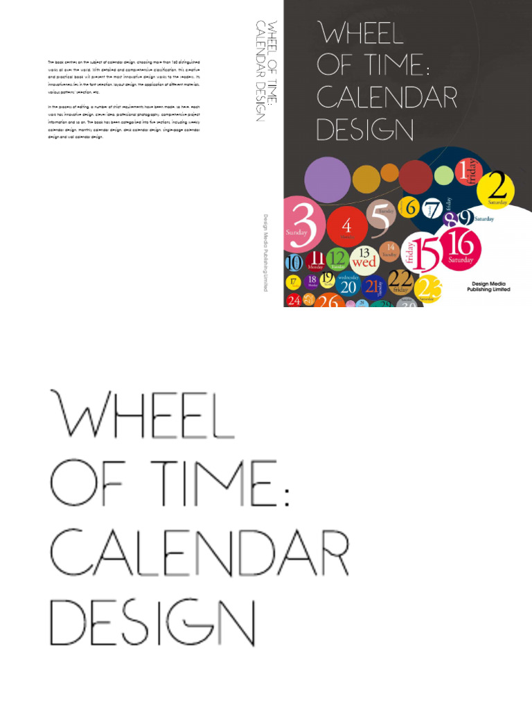 Innovative Calendar Design Showcase | PDF | Typography | Books