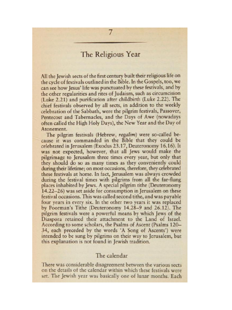 Judaism in The First Century Chapter 7 | PDF