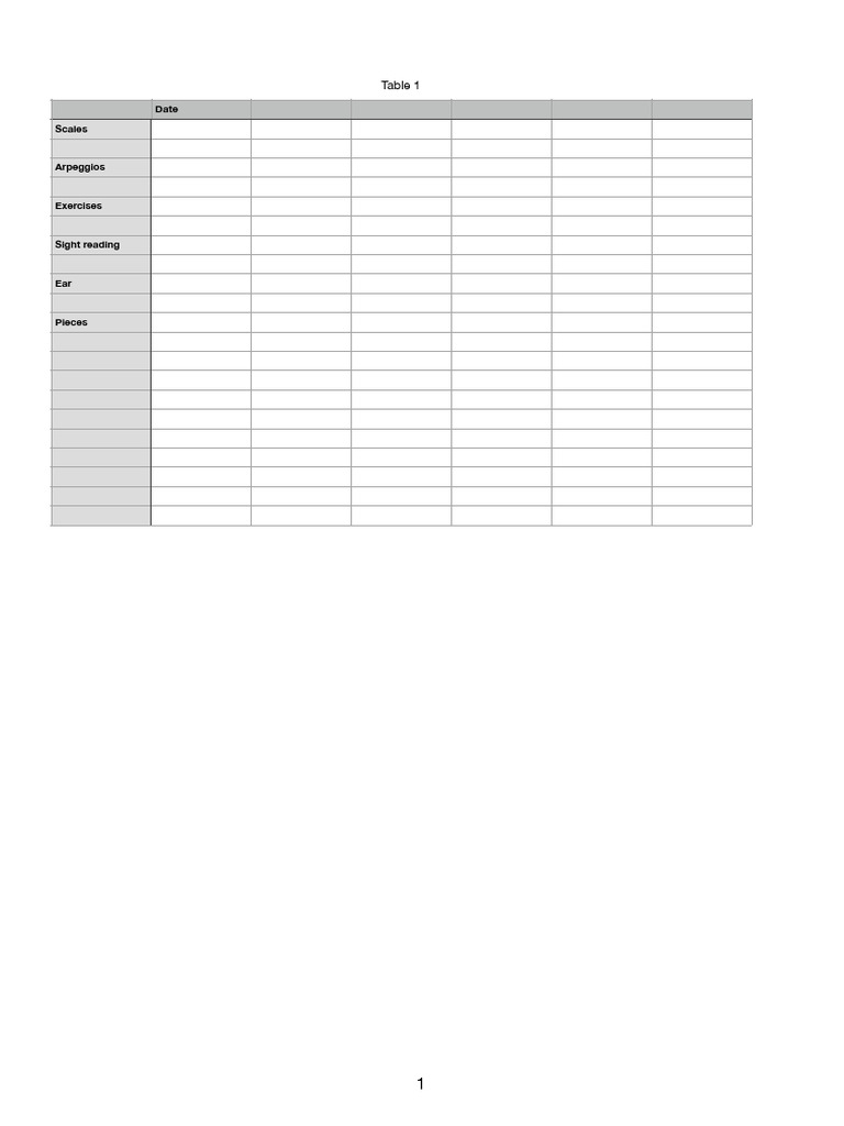 Practice Template | PDF
