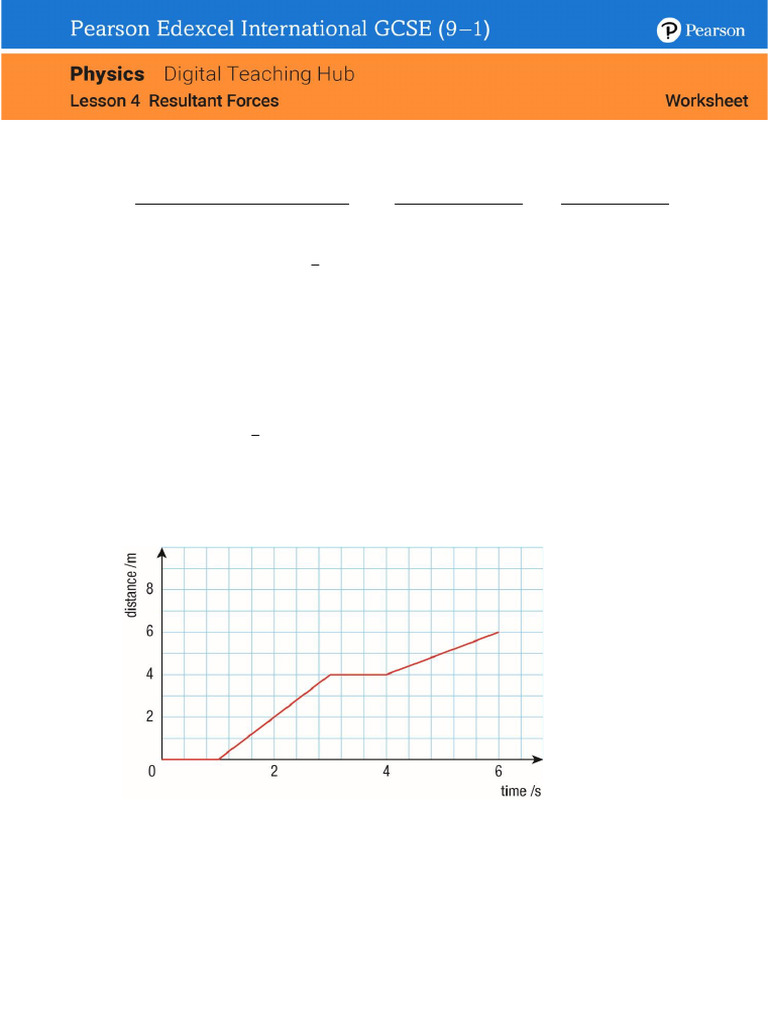 Resultant Forces-IG - Physics - Lesson4 - Worksheet - 03 | PDF | Velocity | Force