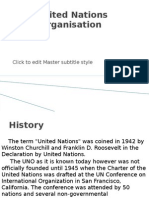 Un System Chart | PDF | United Nations | International Relations