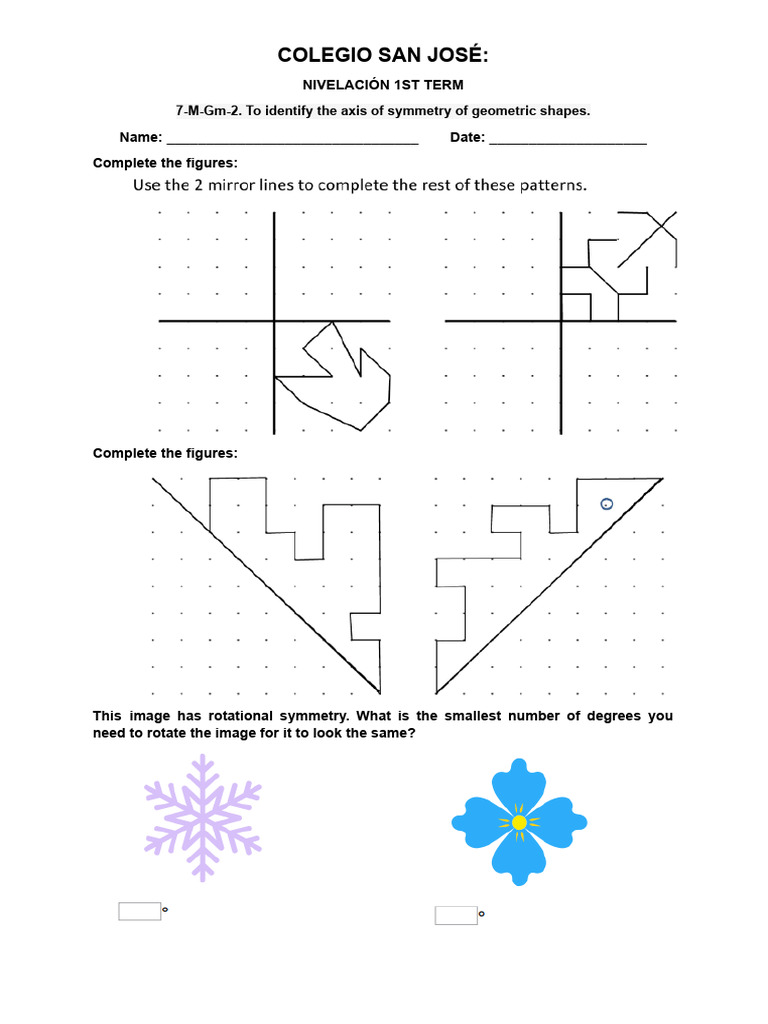 Geometry Parallel Lines Worksheet | PDF