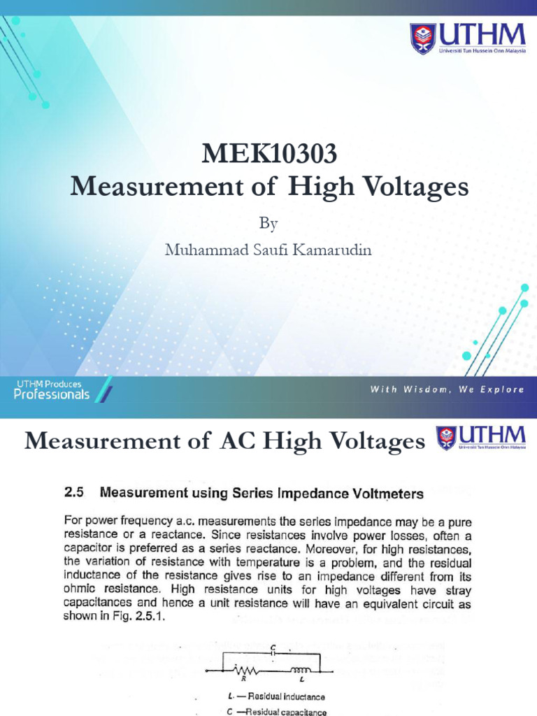 HV Measurement | PDF