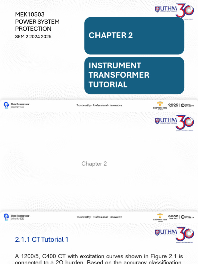 CT Tutorials for Power System Protection | PDF | Electricity ...