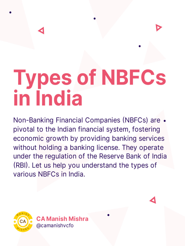 Types of NBFCs in India | PDF | Economies | Money
