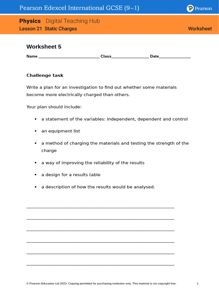 1720693566356-IG Physics Lesson21 Worksheet 05 | PDF
