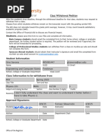 Seneca College Withdrawal Form Guide | PDF | Privacy