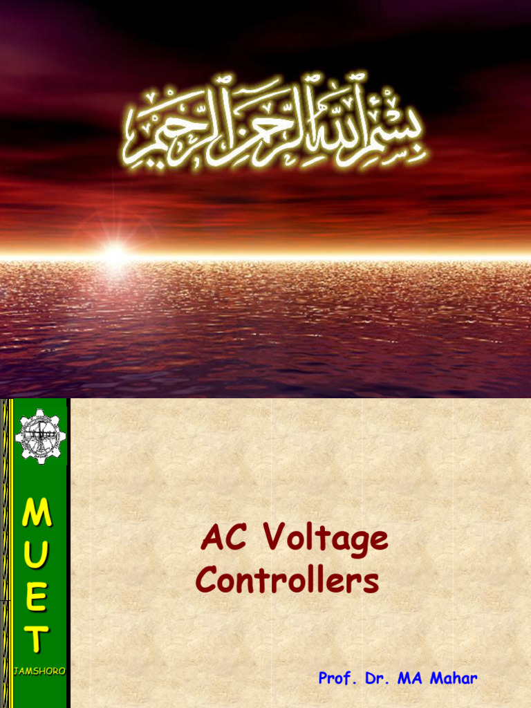 AC Voltage Controller | PDF | Alternating Current | Electrical Engineering