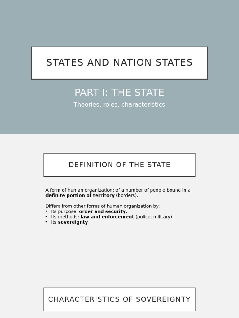 Understanding State Theories and Roles | PDF | State (Polity) | Sovereignty