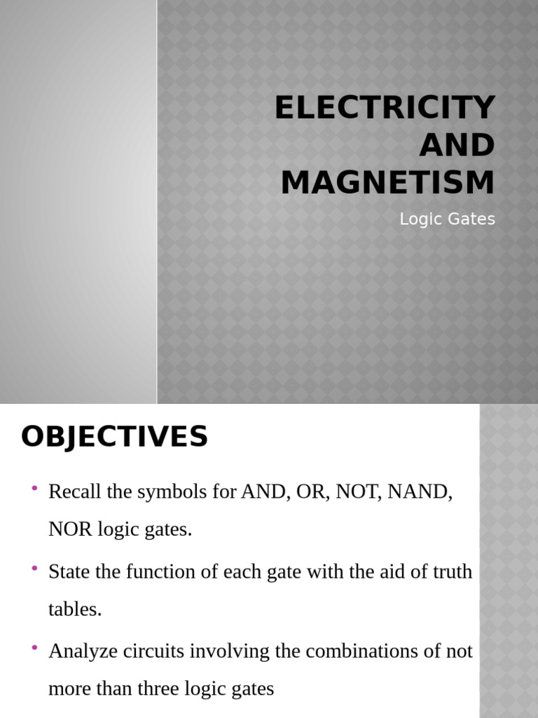 PP Grade 11 Electricity and Magnetism Lesson 9 | PDF