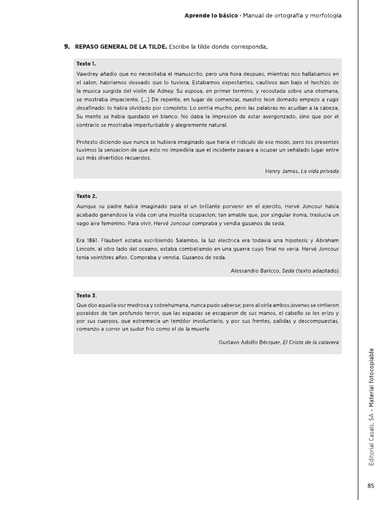 Repaso General Tildes | PDF