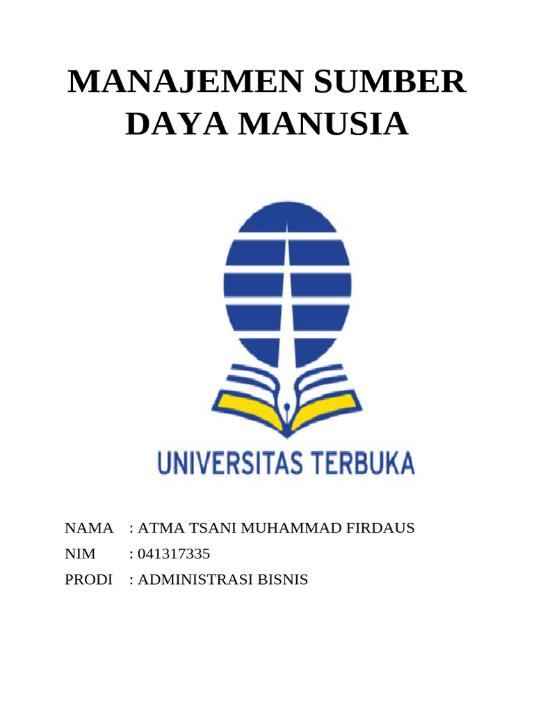 Tugas 3 Manajemen Sumber Daya Manusia | PDF