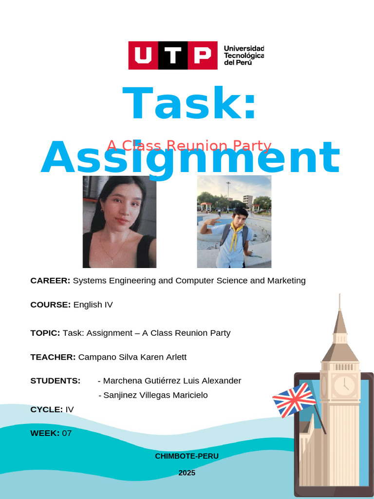 Task Assignment – A Class Reunion Party - TA | PDF
