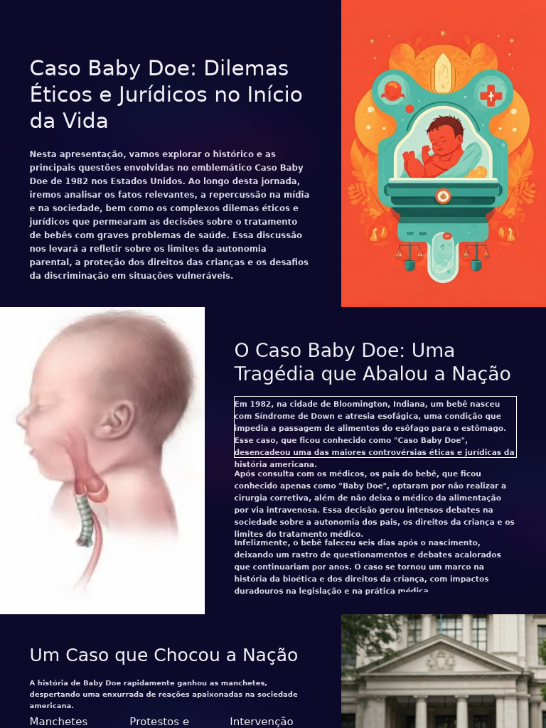 Caso Baby Doe: Ética e Direitos Infantis | PDF | Deficiência | Constituição