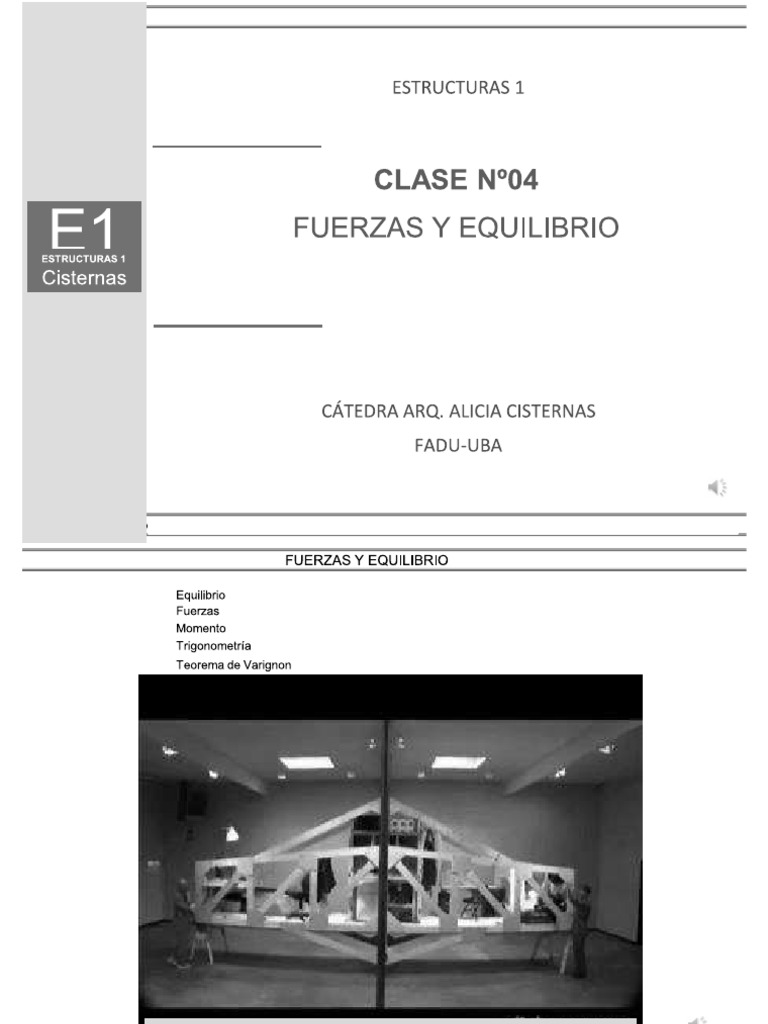 T04-Fuerzas y Equilibrio | PDF