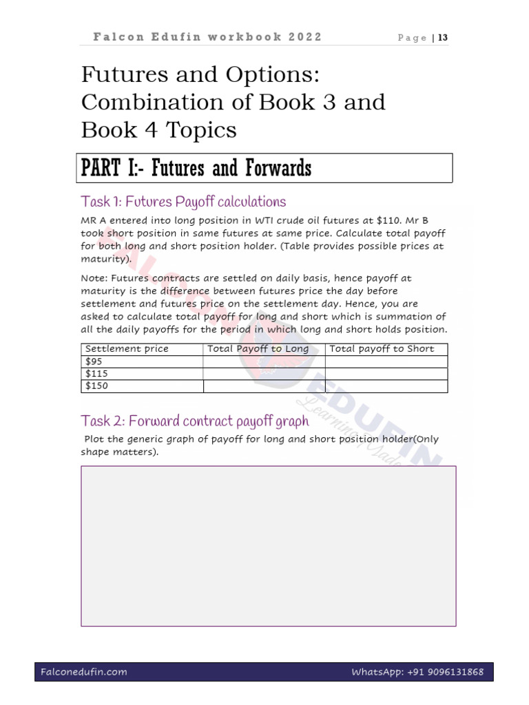 Forwards and Options Part I - Forwards and Futures | PDF | Futures ...