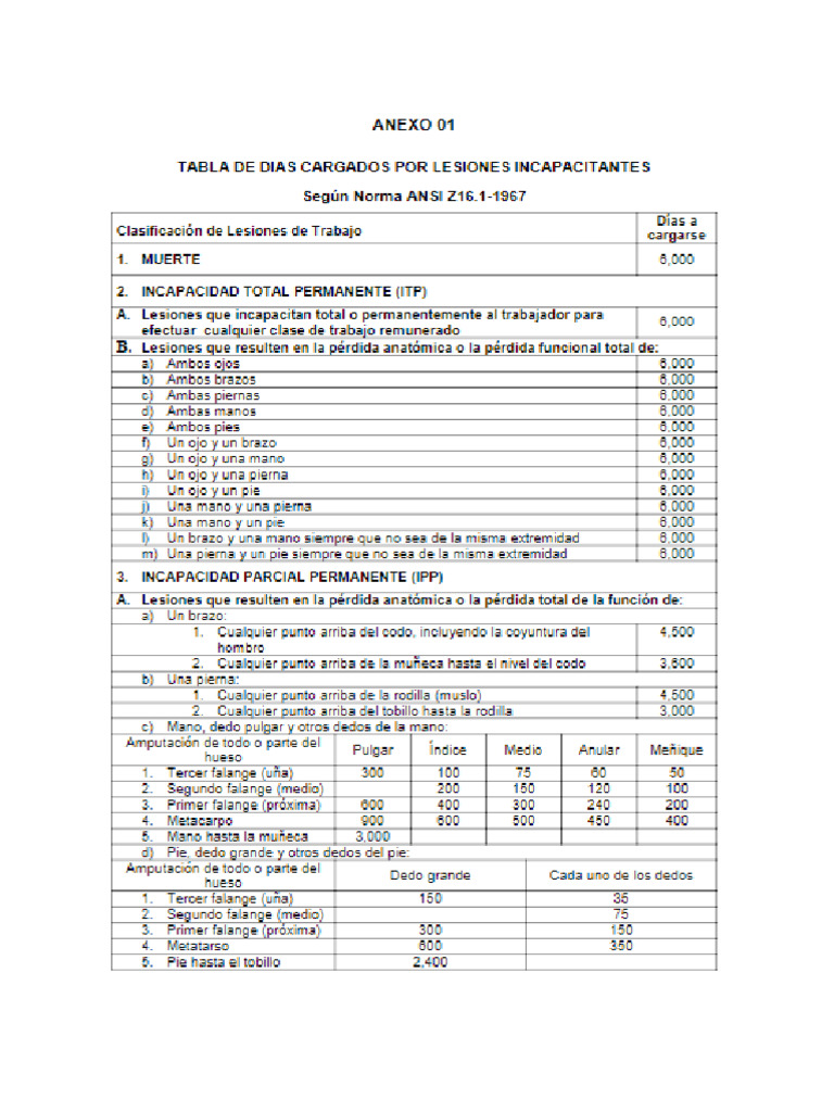 Norma ANSI de Aacidente | PDF