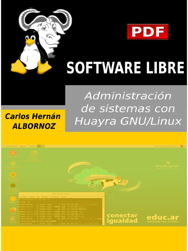 Administracion de Sistemas Con Huayra | PDF | Software libre | Informática