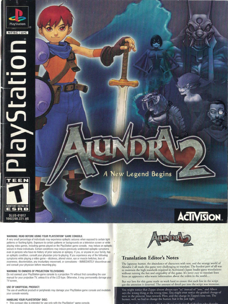 Alundra 2 - Guia Completa Del Juego para Playstation. | PDF | License