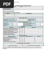 Planned Task Observation | PDF | Safety | Occupational Safety And Health