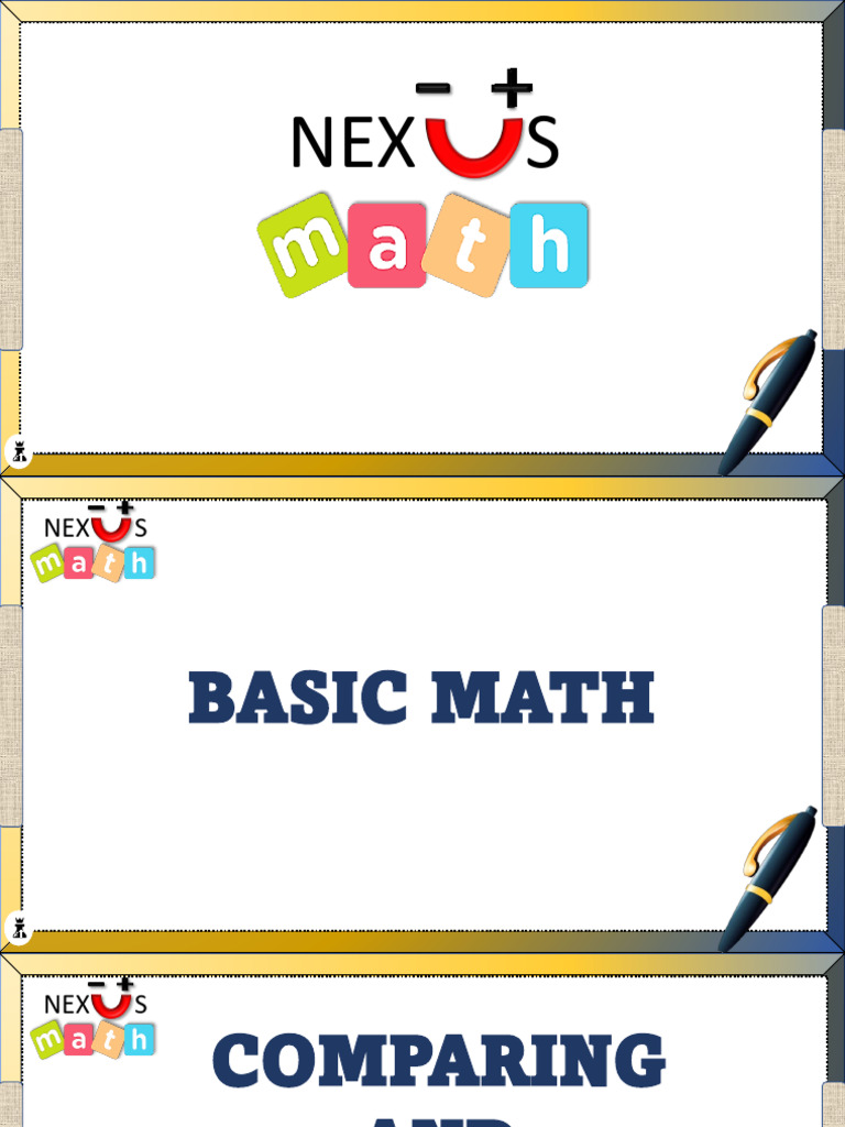 Comparing and Ordering Numbers | PDF | Mathematics
