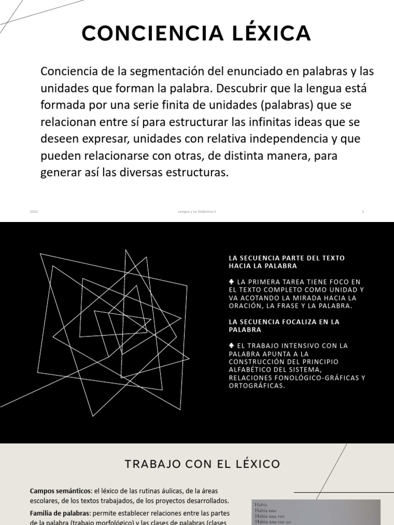 Estrategias para la Conciencia Léxica | PDF | Palabra | Lingüística
