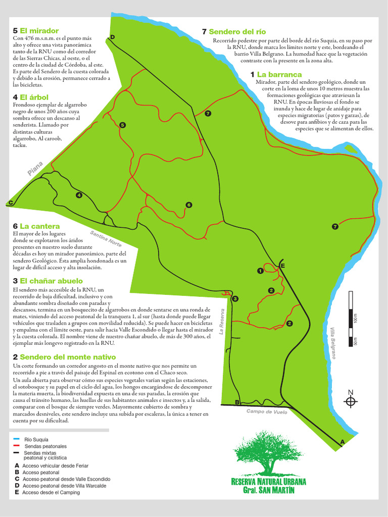 Miradores y senderos en la RNU Córdoba | PDF | Sendero | Ciencias de la ...
