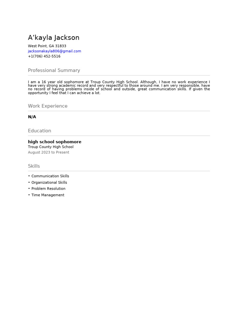 A'kayla Jackson | PDF