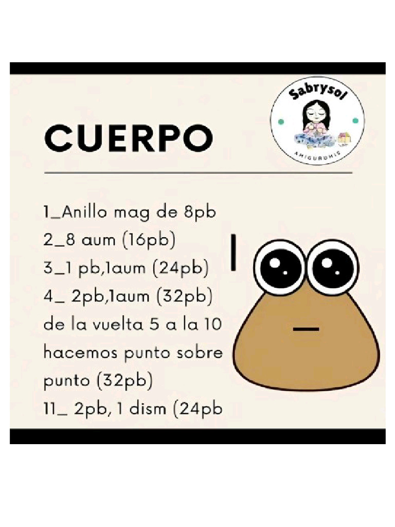 Pou - Amigurumi | PDF