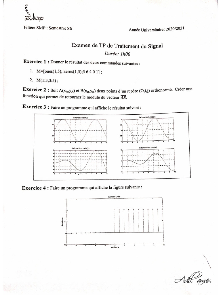 Examen Tp TS 2021 (1).. | PDF