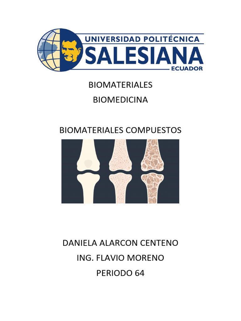 Biomateriales Compuestos en Biomedicina | PDF | Biomaterial | Residuos