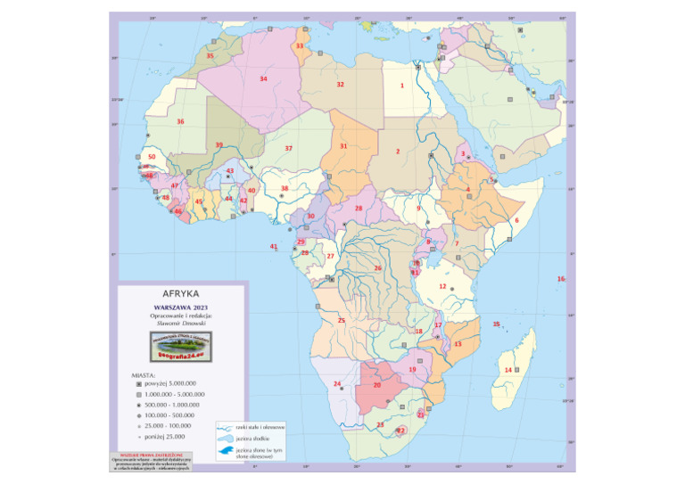 Afryka mapa polityczna pusta 2-plik wynikowy | PDF