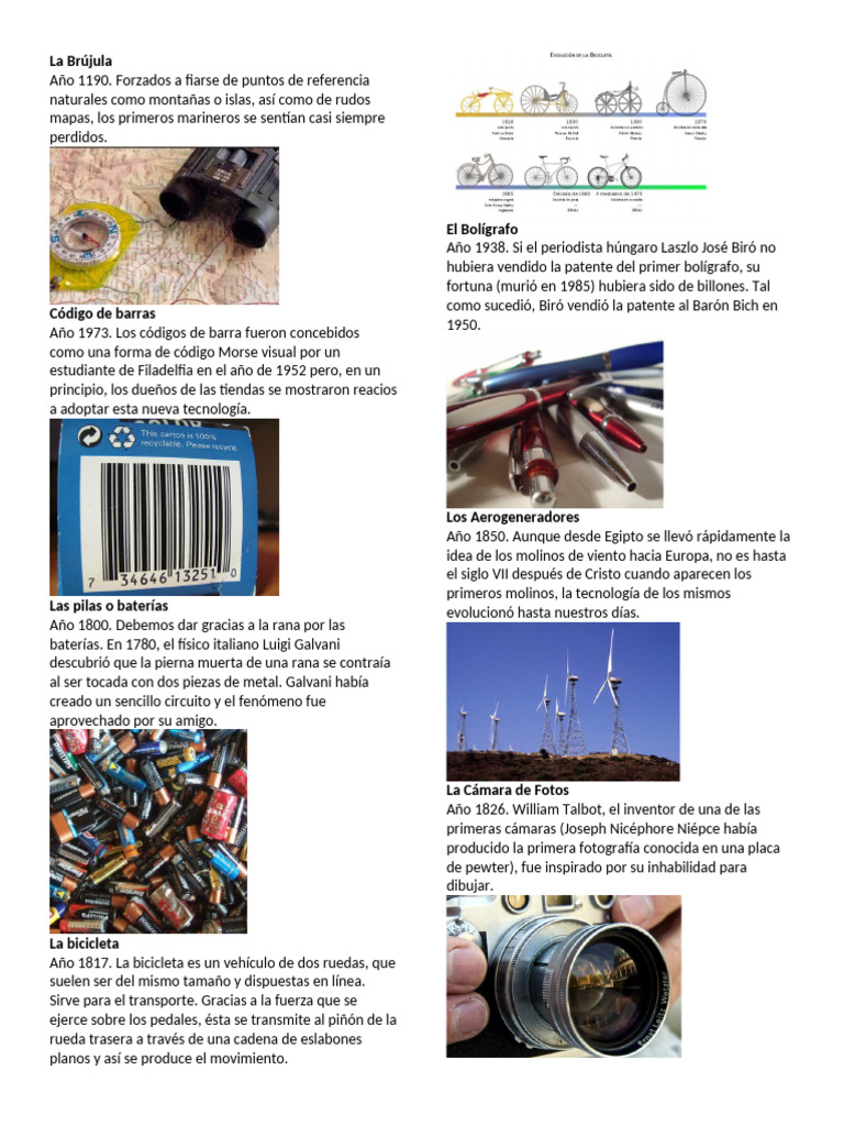 25 Inventos Mas Importantes | PDF | Computadoras personales | Lápiz