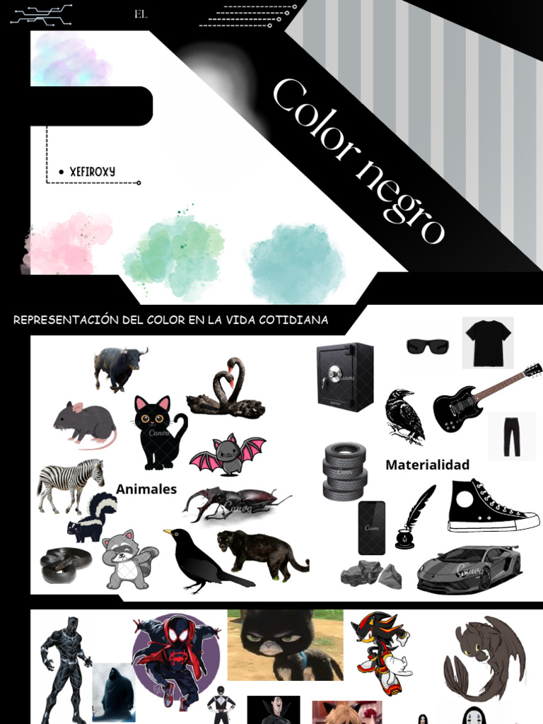 Significado y Representación del Color Negro | PDF