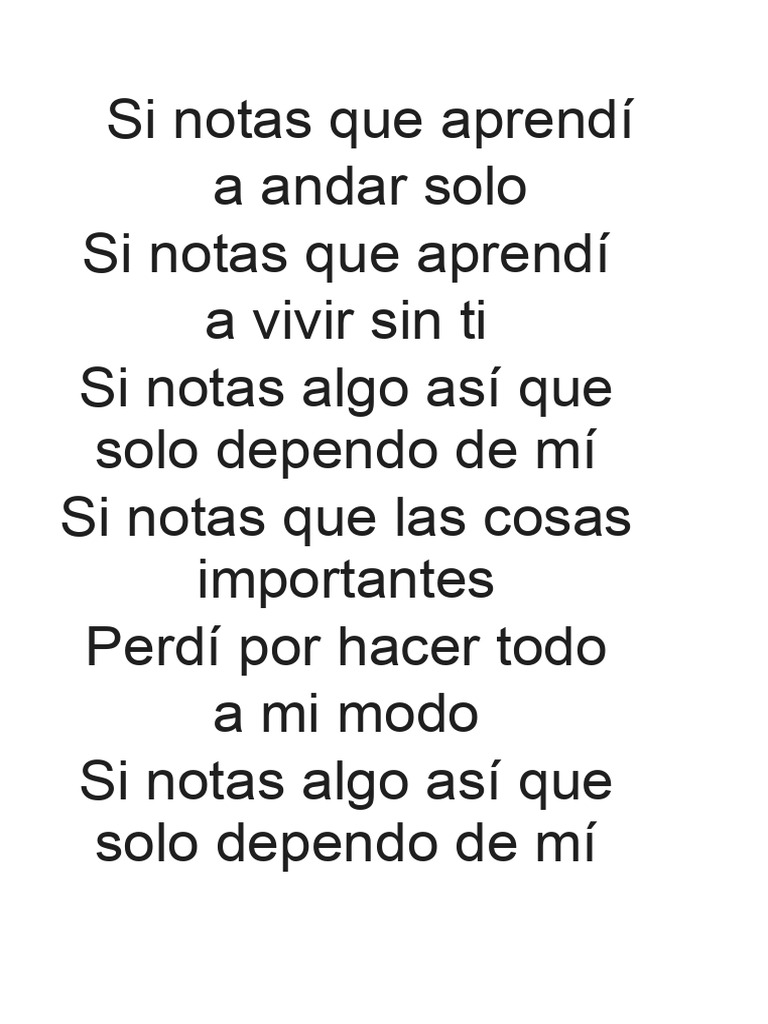 Hablame (Barak) | PDF